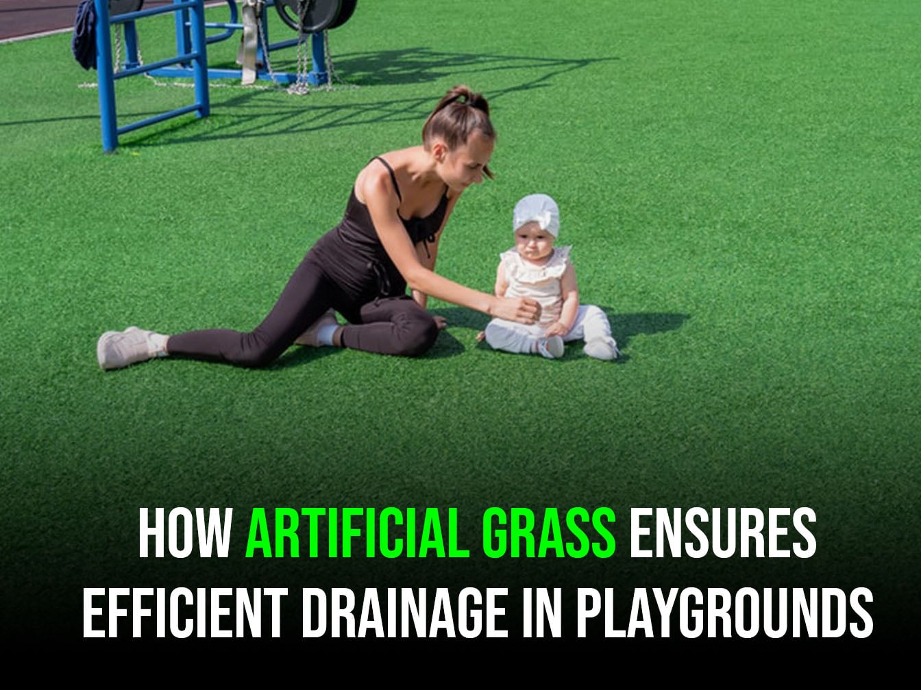 How Austin Artificial Grass Ensures Drainage in Playgrounds